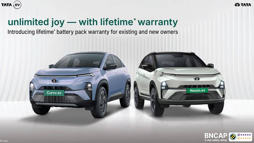 Tata Motors EVs now come with lifetime HV battery warranty