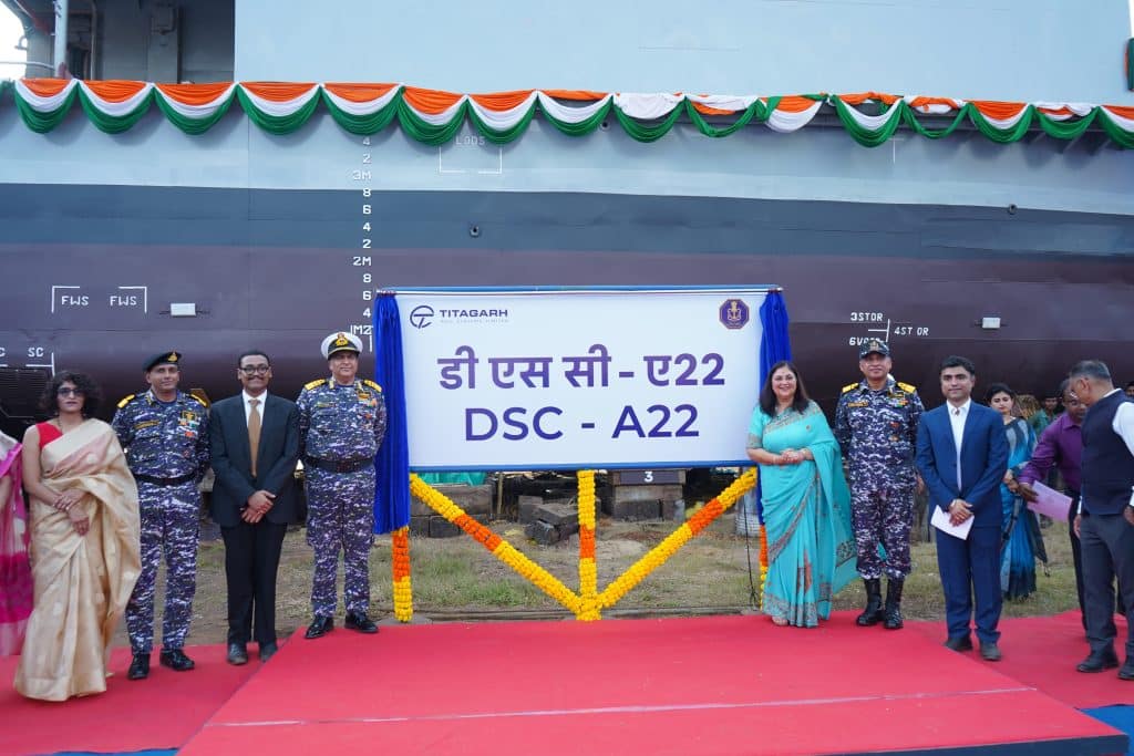 Titagarh Rail Systems launches third indigenous diving support craft ...