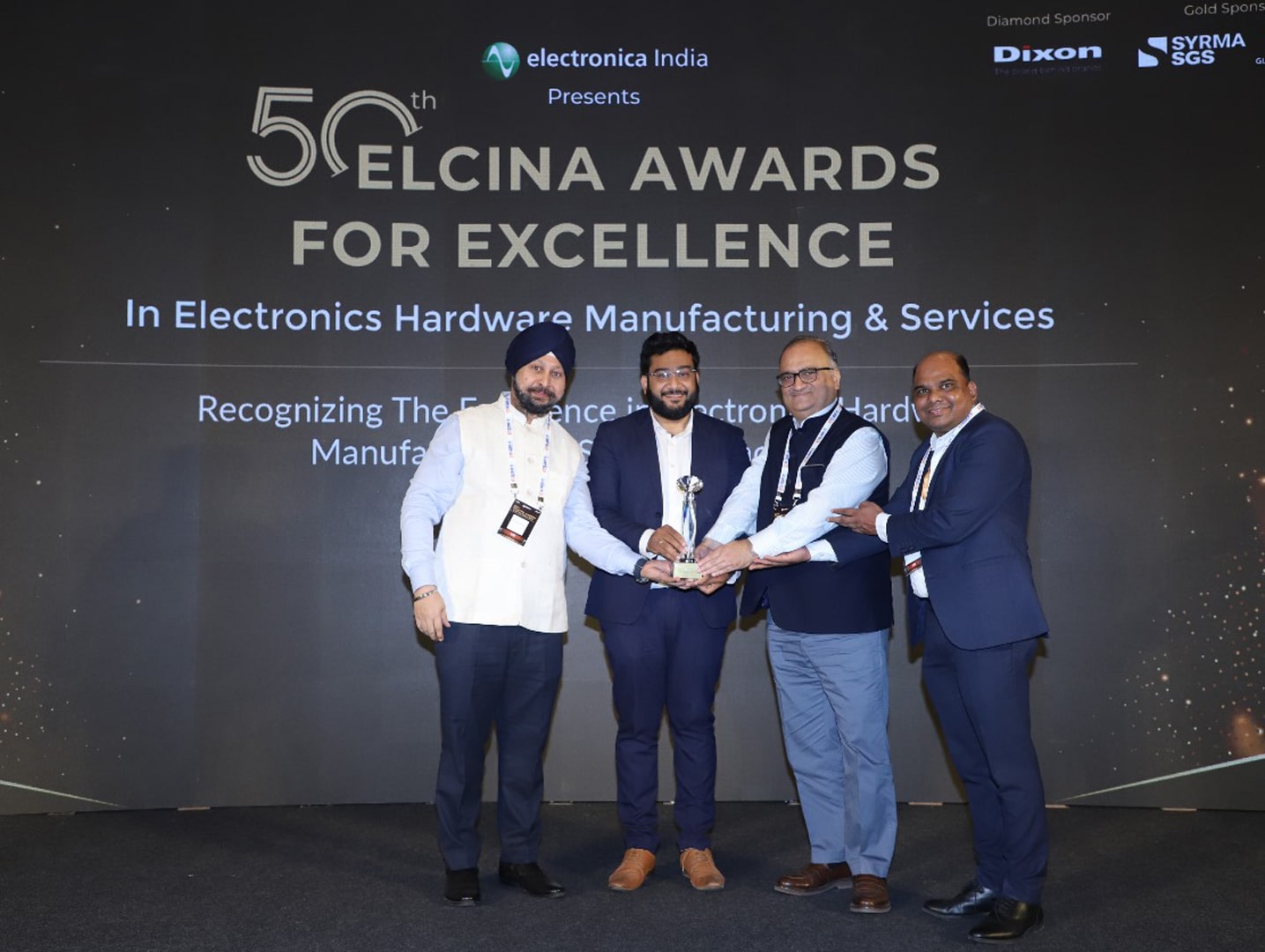 Aimtron Electronics wins best SME exporter at 50th ELCINA Awards 2025
