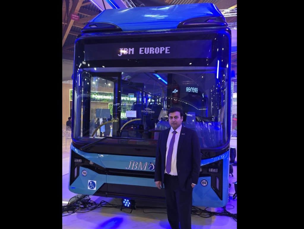 JBM Electric Vehicles unveils new electric city bus at Busworld 2025 ...