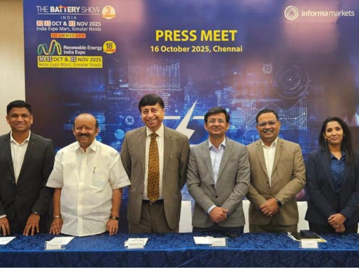 India’s energy storage ambitions take centre stage as Chennai sets the tone for TBSI 2025 ...