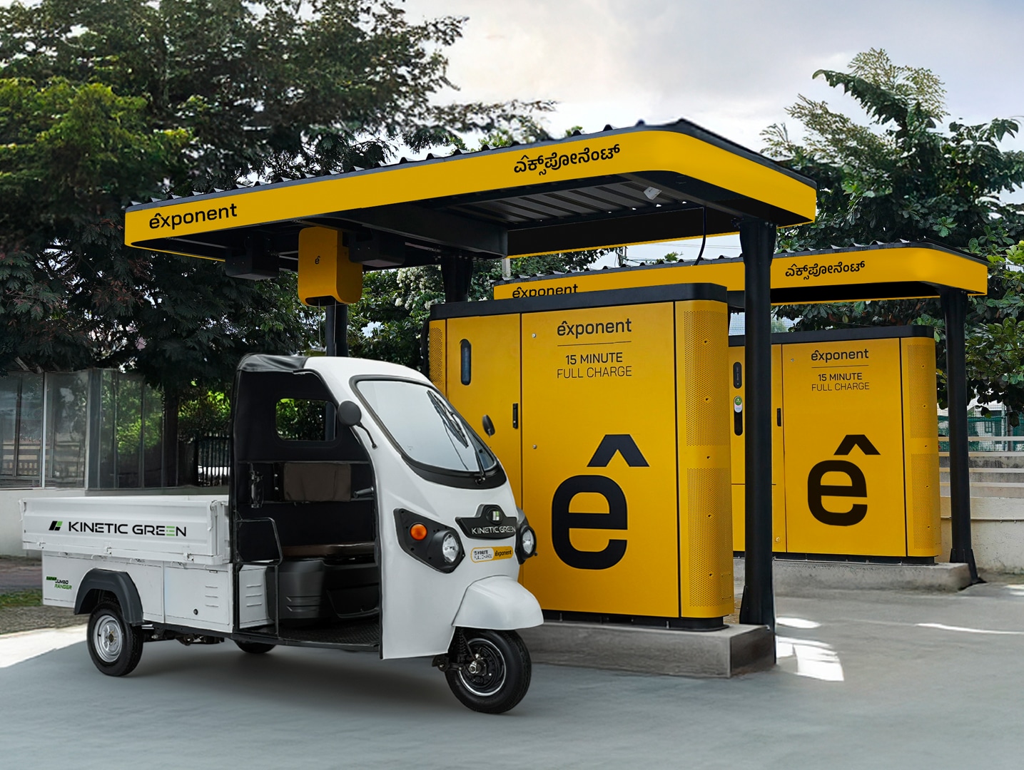 Kinetic Green and Exponent Energy launch India’s fastest e3W charger