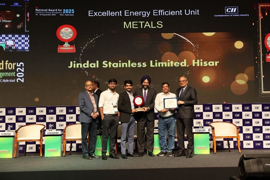 Jindal Stainless Hisar unit wins Platinum at CII Summit 2025