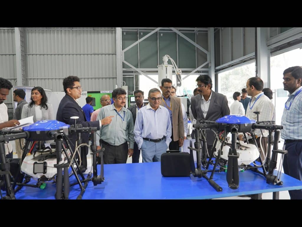 Garuda Aerospace opens drone battery facility, academic block