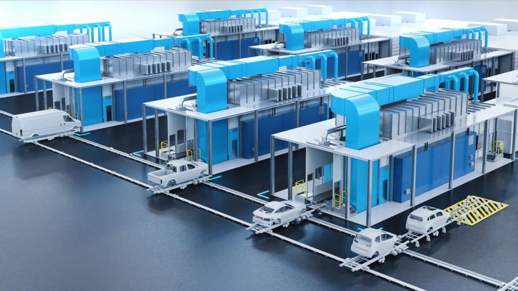 A modular paint shop for next-generation EVs from Dürr - Manufacturing ...